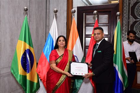 Mr Sameep Shastri Elected As Vice Chairman Brics Chamber Of Commerce