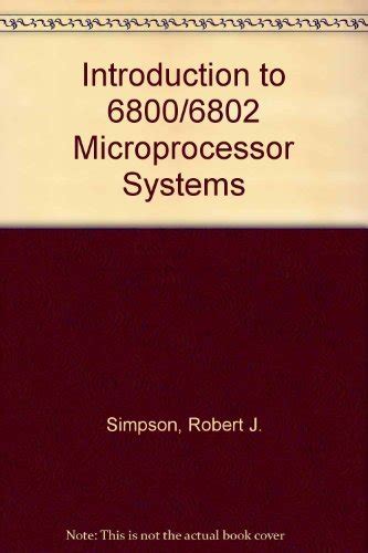Buy Introduction To 68006802 Microprocessor Systems Book Online At Low