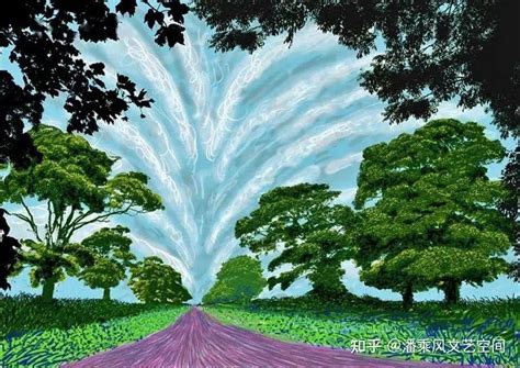 英国画家大卫•霍克尼：风景画 知乎
