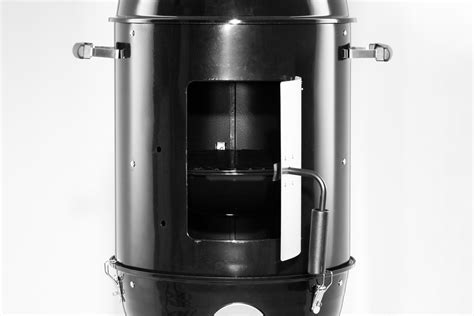 Mustang Pispala Rygeovn 600x460x1030mm Svart Rustfritt Stål 1749