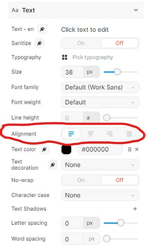 how to centralize text in the weweb rich text editor ask us anything