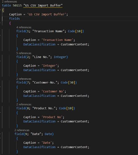 microsoft dynamics 365 business central how to import data using a csv