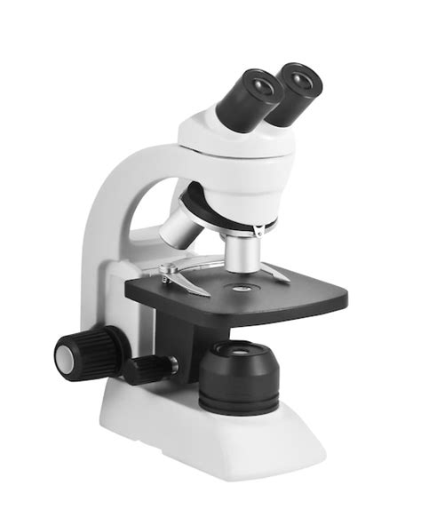 Premium Photo Microscope Isolated On White