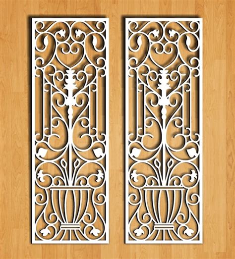 Design Pattern Screen Panel 3d Model Vector Files