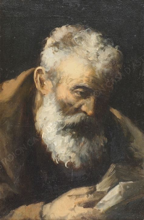 Italian School 18th Century Testa Di Vecchio Mutualart