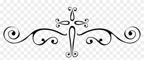 Fancy Border Clip Art Swirl Download Page Divider Clip Art Free