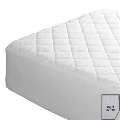 Caravan Right Hand Cut Off Microfibre Quilted Mattress Protector By