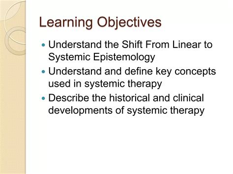Lecture 1 Introduction To Systemic Therapy Pptx