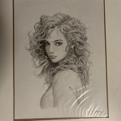 Conch Shell Original Pencil Artwork Etsy