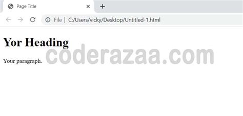 Introduction To Html Code Razaa