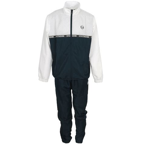 Sergio Tacchini Fosh Tracksuit Navy White 38664200 Survêtements Homme