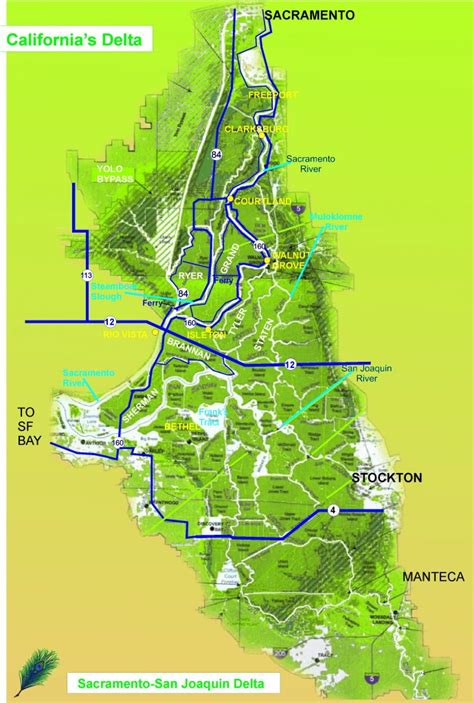Map Of San Joaquin Delta