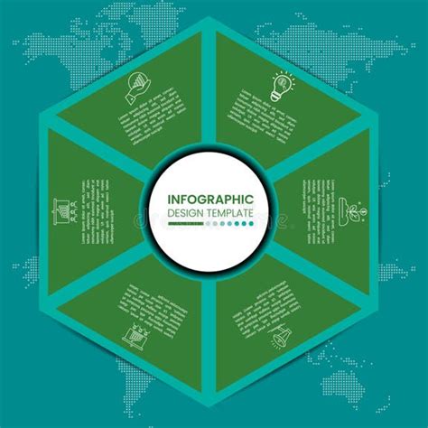 Business Data Visualization Circle Vector Infographic Template Design