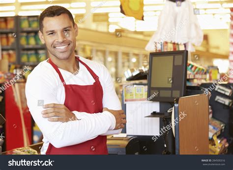 Man And Cashier