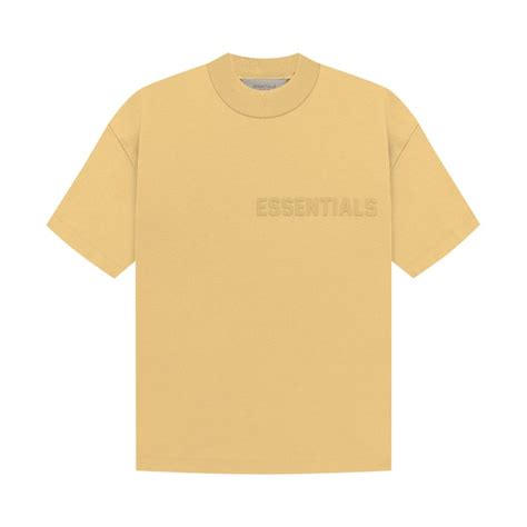 Buy Fear Of God Essentials Short Sleeve Tee Light Tuscan