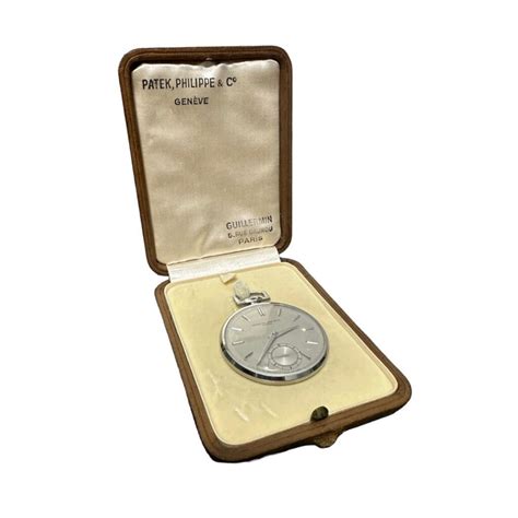 Elegant Patek Philippe Platinum Pocket Watch Collectability