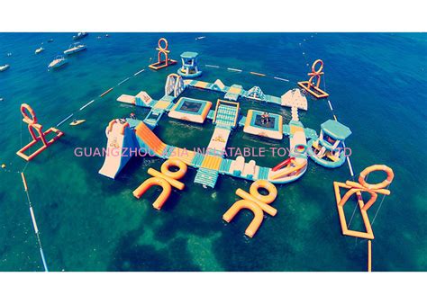 Safe Ocean Inflatable Water Park Commercial Floating Water Playground