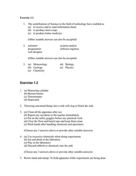 Form 1 Science Text Book Chap1answer Rtf