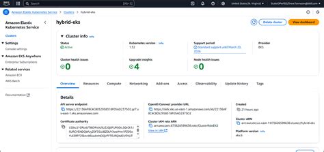 Create Eks Cluster Amazon Eks Hybrid Nodes With Dell Powermax Dell Technologies Info Hub