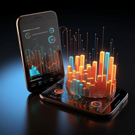 Premium Ai Image 3d Data Analysis Business Graph Finance Chart