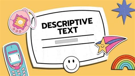 Descriptive Text Material Pptx