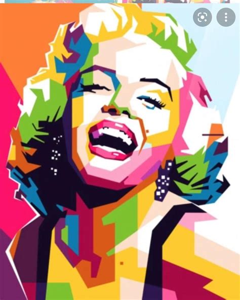 Marylin Monroe Wpap Pop Art Digital Art Art Print By Ahmad Nusyirwan