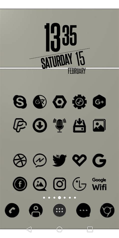 Black Pd Icon Pack Para Android Descargar
