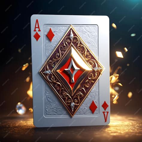 Card Ace Of Diamond Premium Ai Generated Image