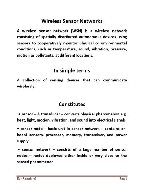 Iot Wsn Pdf Wireless Sensor Network Computer Networking