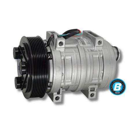 Compressor Mod Tm21 Seltec Polia 8pk 24v Saida Hrz