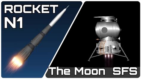 N1 Rocket How To Land On The Moon Spaceflight Simulator Youtube