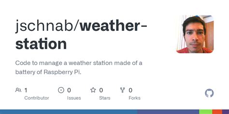 GitHub Jschnab Weather Station Code To Manage A Weather Station Made Of A Battery Of