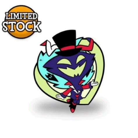 Chibi Heart Pin Asmodeus Pegatinas Bonitas Ilustraciones Artísticas