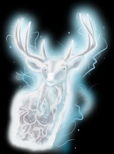 Harry Potter Stag Patronus By Shemara On Deviantart