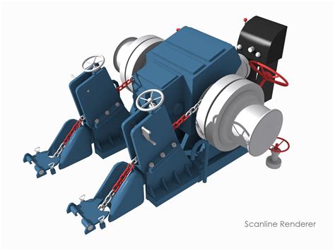 Anchor Windlass 3d Model Turbosquid 1925368