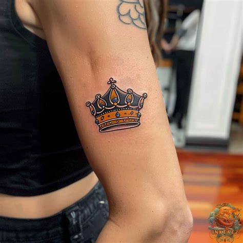 Gold Crown Tattoos Small Queen Crown Tattoo Oman