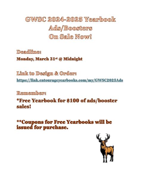 Yearbook Ads And Boosters Greenwich Stow Creek Regional School District