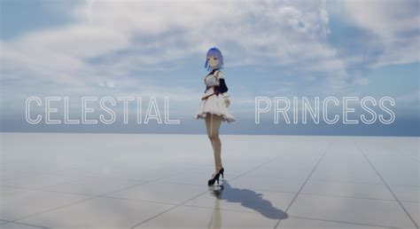 3d Anime Character Celestial Princess In Characters Ue Marketplace