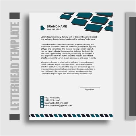 Engineering Letterhead Design Vectors And Illustrations For Free Download