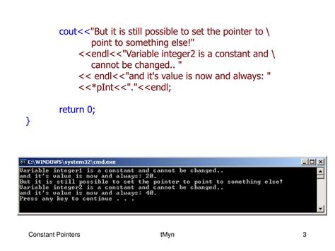 PPT Constant Pointers And Pointers To Constants PowerPoint Presentation ID 1750325