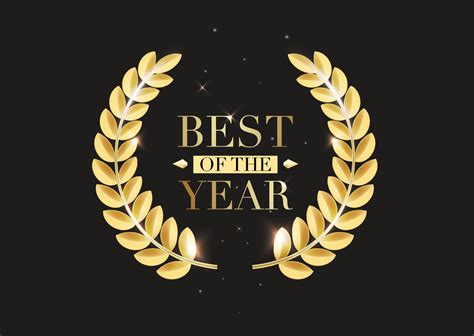 Best Of The Year Award Logotype 19507659 Vector Art At Vecteezy