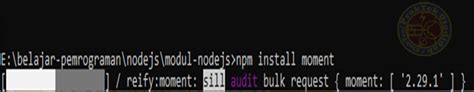 belajar nodejs 4 cara menggunakan modul nodejs