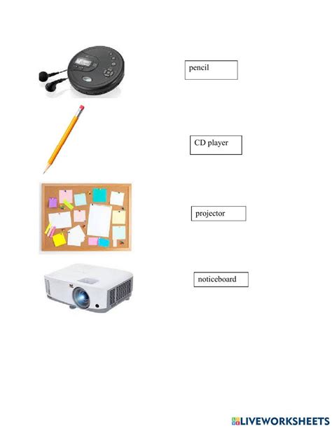 Objects In Class Worksheet Live Worksheets