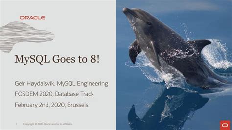 mysql goes to 8 fosdem 2020 database track january 2nd 2020 ppt