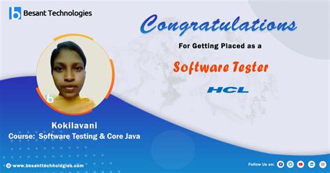 Besant Technologies On Linkedin Softwaretesting Java Manualtesting Selenium Placements