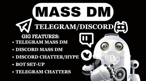 Build Mass Dm Bot Telegram Bot Twitter Discord Reddit By Wilson