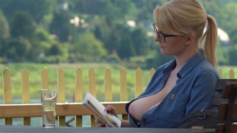 Busty Natural Breasts Hiking A Day In Nature