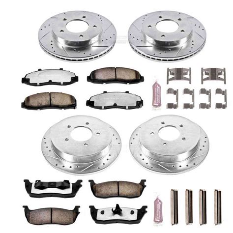 Powerstop K1867 36 Ps Z36 Truck And Tow Front And Rear Brake Upgrade Kit