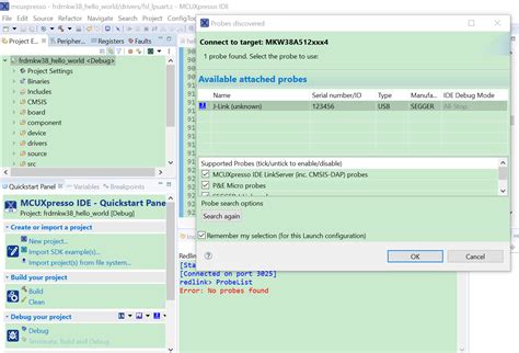 Solved Re 0 Available Swd Devices Detected Nxp Community