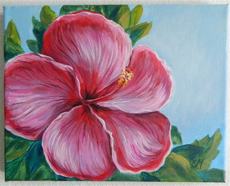 Hawaiian Flower Painting At Explore Collection Of